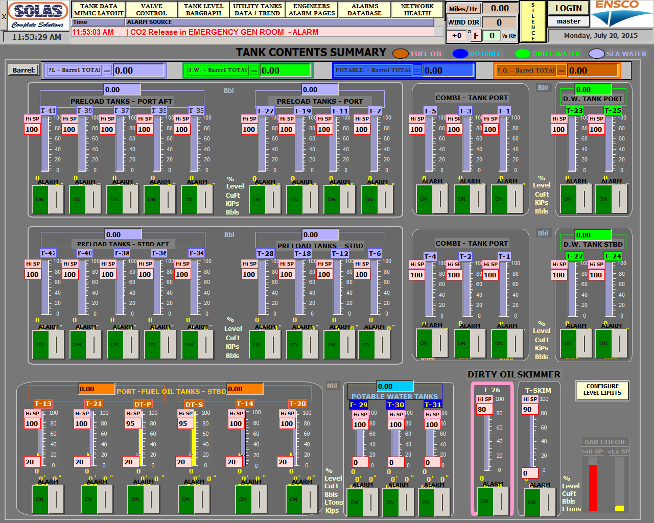 Tank Monitoring System - Solas Marine